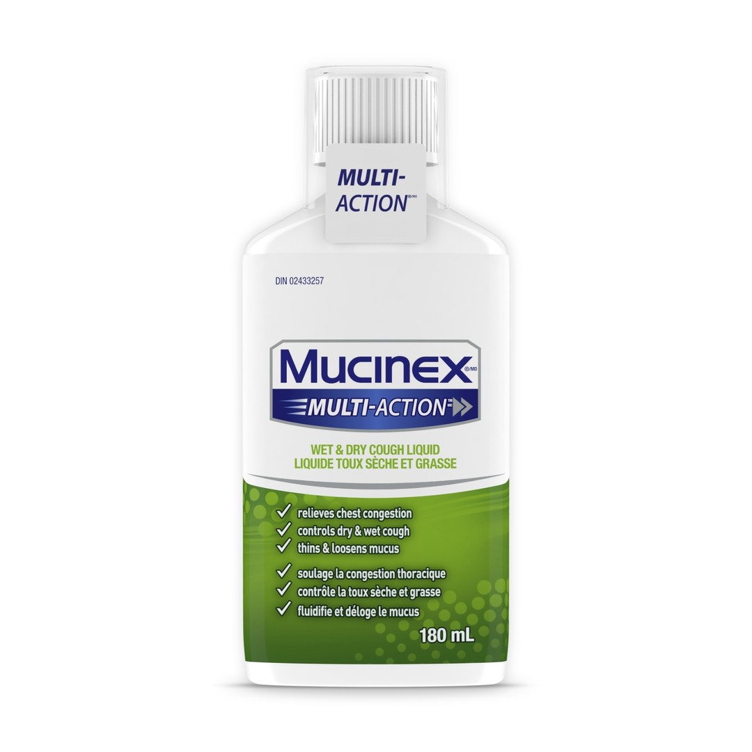 Mucinex Multi-Action Wet & Dry Cough Liquid | Mucinex Canada